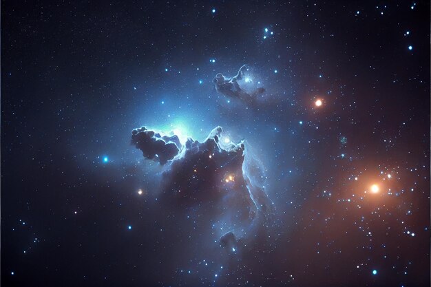 Premium Photo | Abstract outer space endless nebula galaxy background ... Premium Photo | Abstract outer space endless nebula galaxy background ...