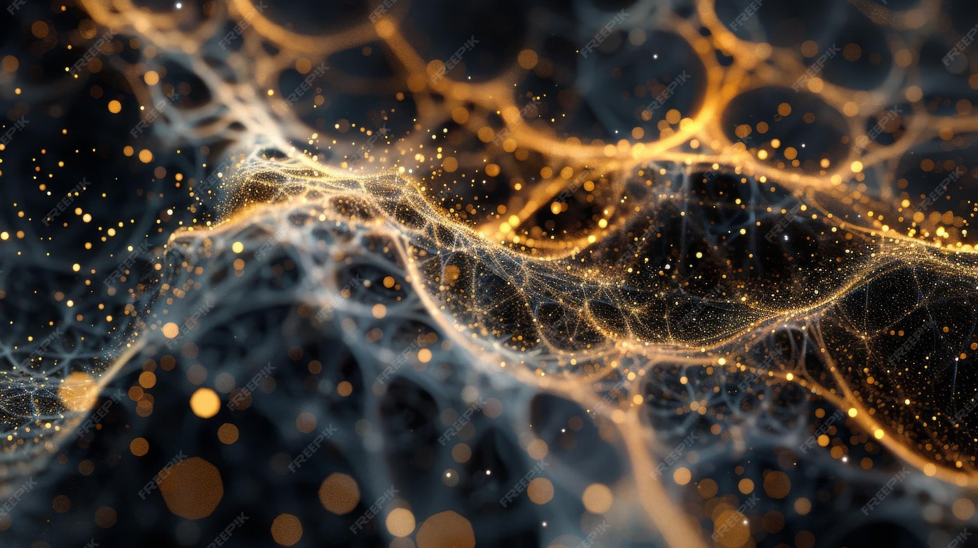 Abstract Particle Systems Digital Simulations Of Particle Systems Creating Abstract Patterns