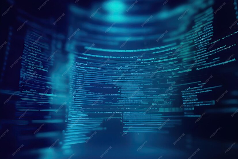Premium AI Image | Abstract Programming code technology background of ...