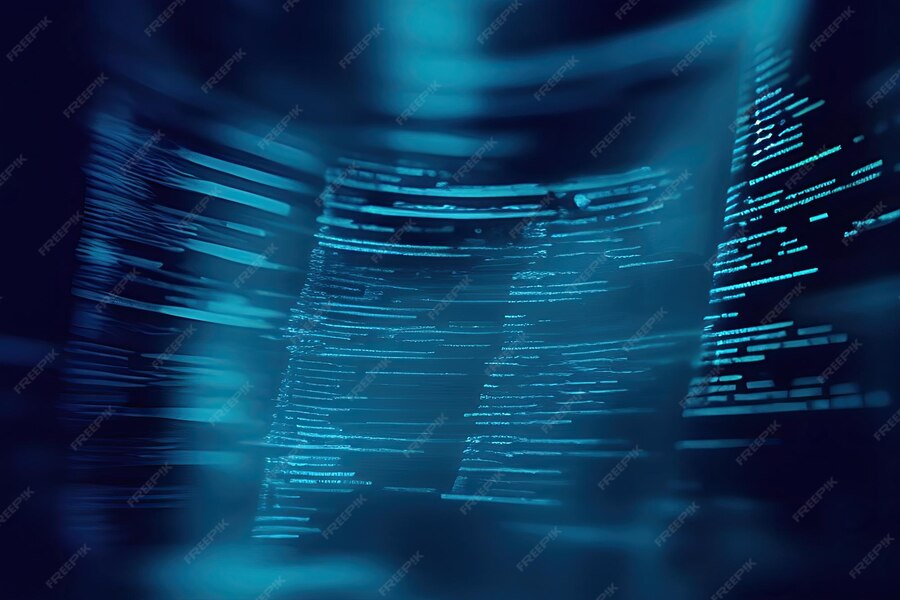 Premium AI Image | Abstract Programming code technology background of ...