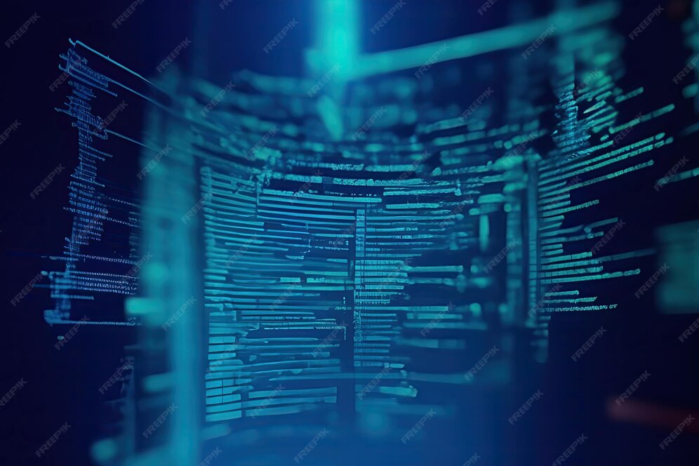 Premium AI Image | Abstract Programming code technology background of Computer script
