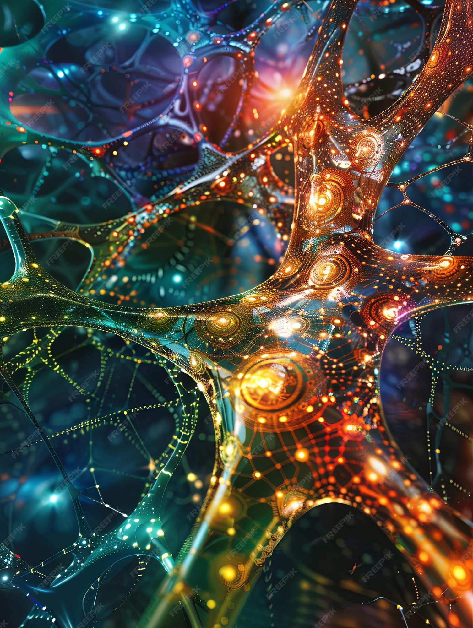 An Abstract Representation Of A Neural Network Showcasing The Interconnected Nodes And Pathways