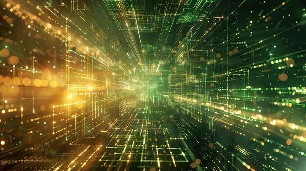 Abstract Representation of Quantum Computing Encryption | Premium AI ... Abstract Representation of Quantum Computing Encryption | Premium AI ...