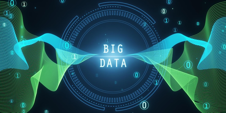 Premium Photo Abstract Round Big Data Hologram With Binary Code On Dark Background Stream