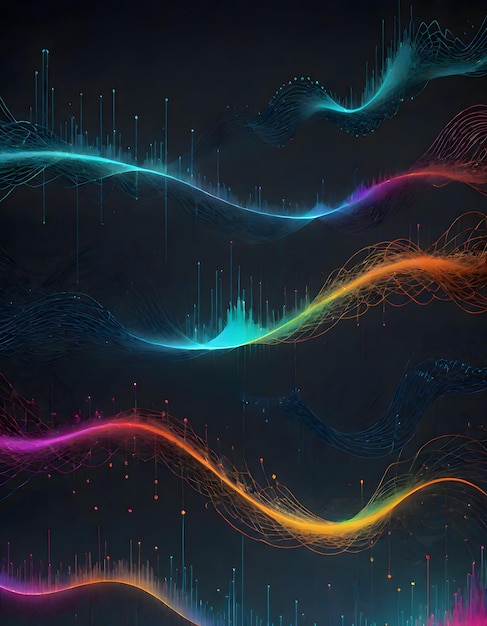 Premium Photo | Abstract Sound Waves Generative AI Premium Photo | Abstract Sound Waves Generative AI
