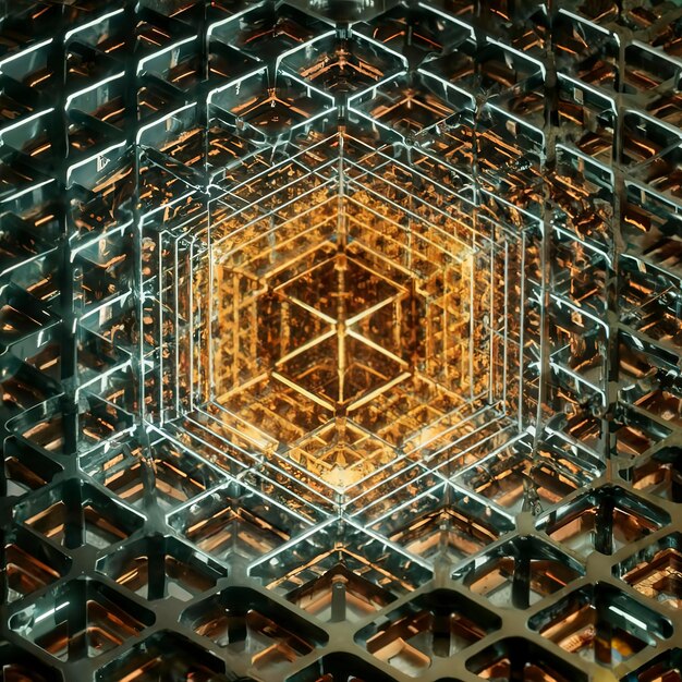 Premium AI Image | Abstract technological hexagonal background 3d rendering Premium AI Image | Abstract technological hexagonal background 3d rendering