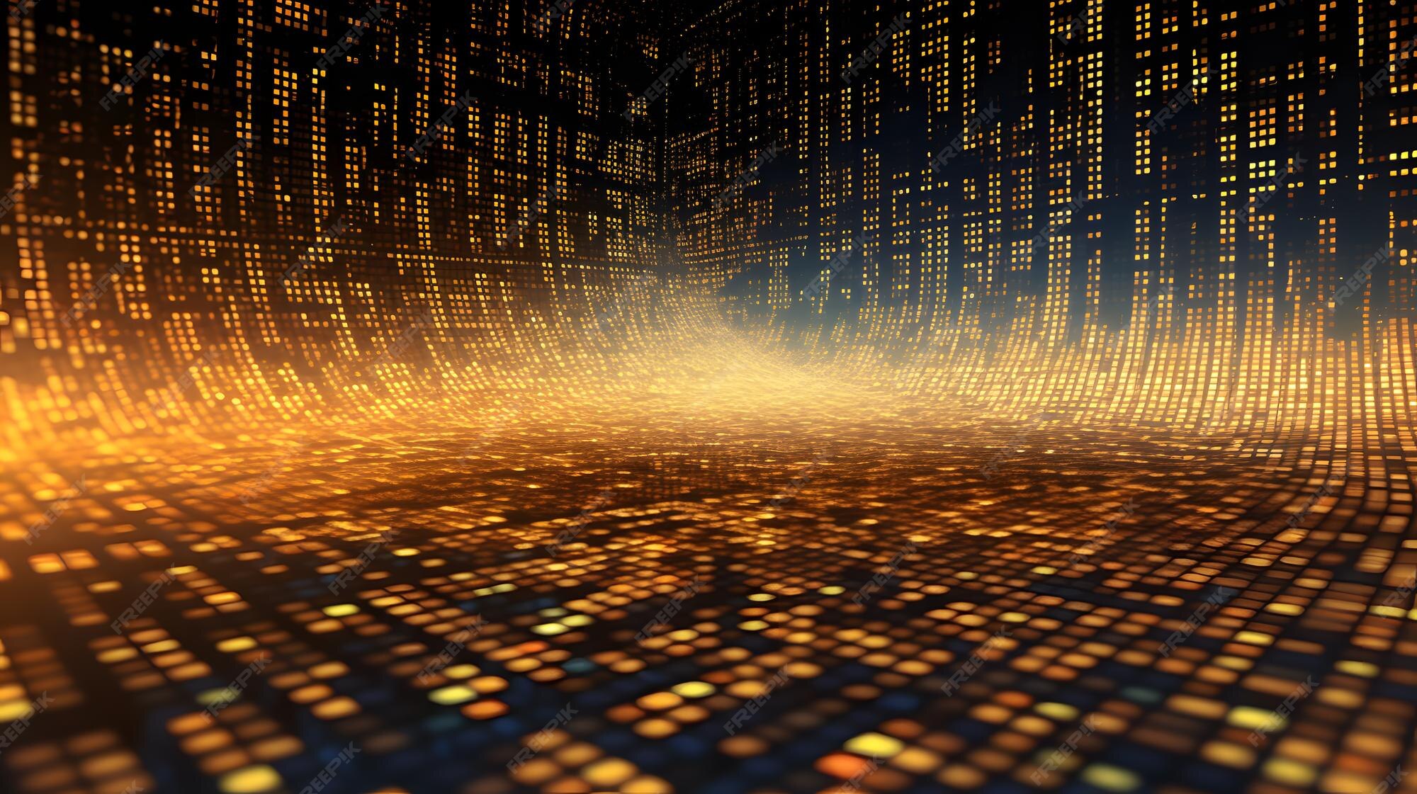 Premium AI Image | An abstract technological perspective on the background of binary code ...