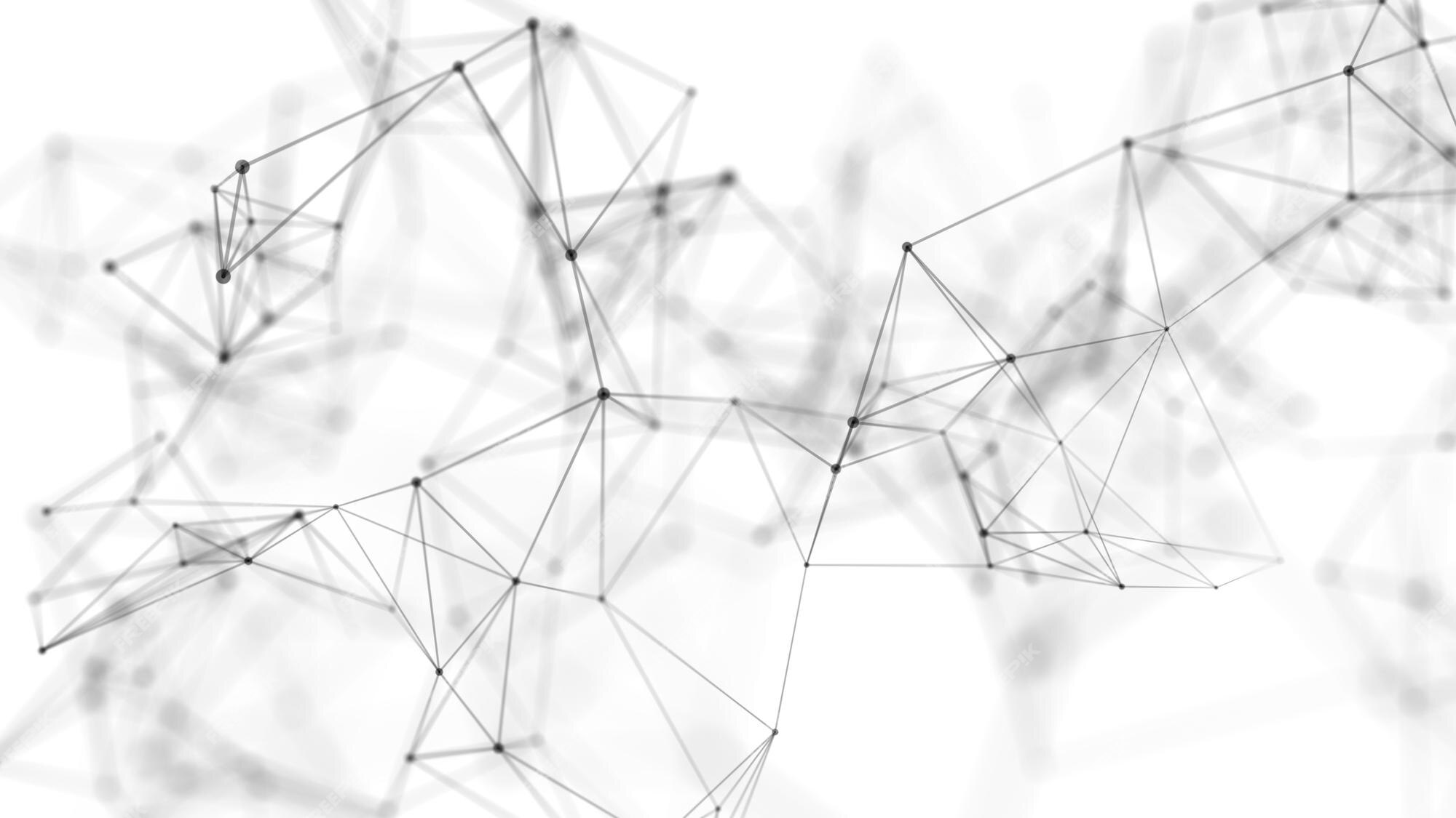 Premium Photo Abstract Technology Background Network Connection Structure On White Background