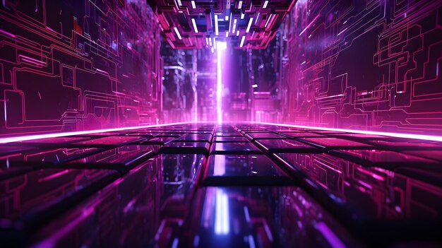 Premium Photo | Abstract technology background with wavy color grid analytics data algorithms ...