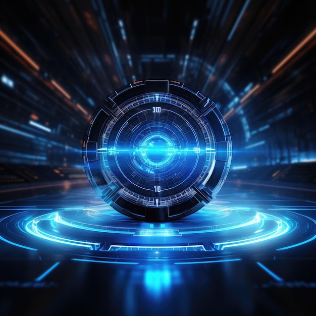 Premium AI Image | Abstract technology hud interface hologram elements ... Premium AI Image | Abstract technology hud interface hologram elements ...