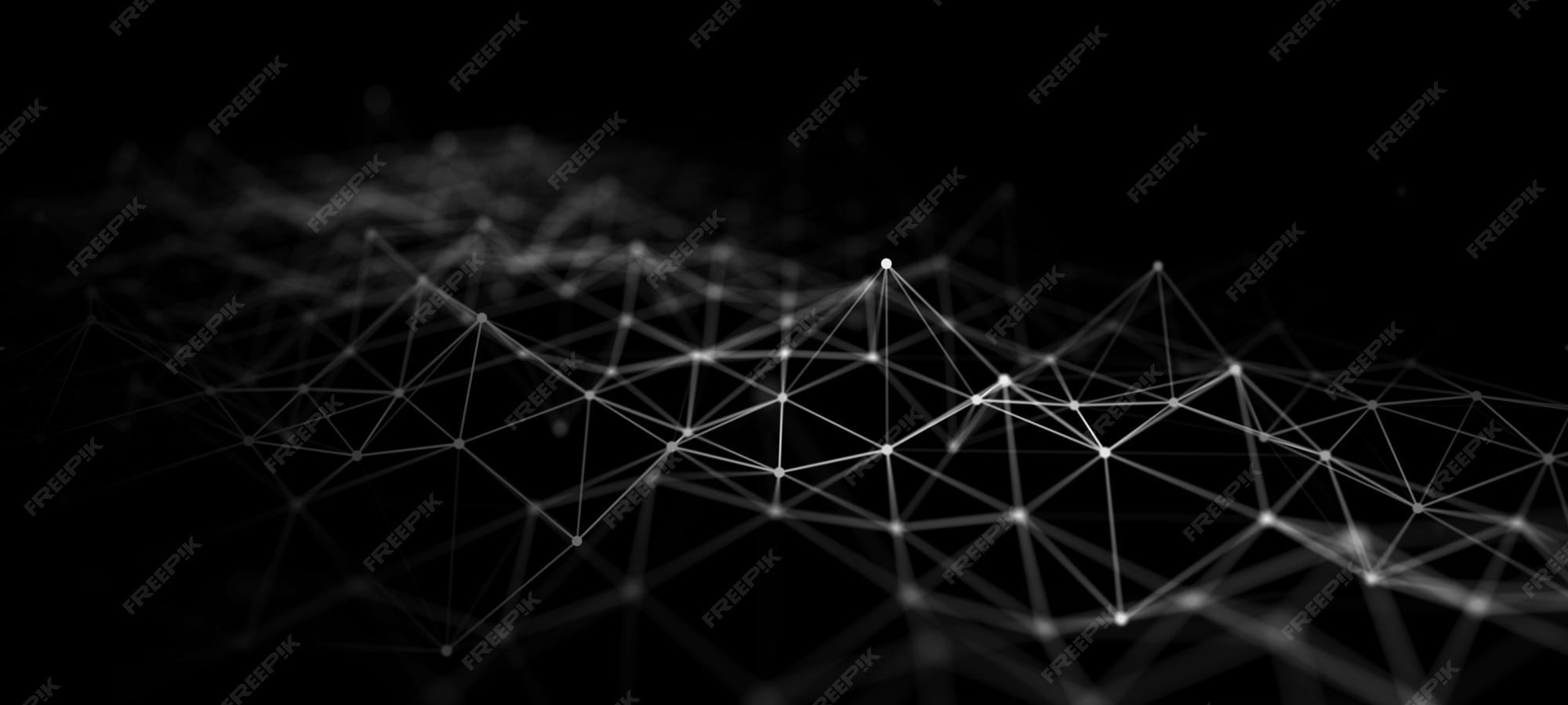 Premium Photo | Abstract technology large data code matrix network connection structure 3d rendering