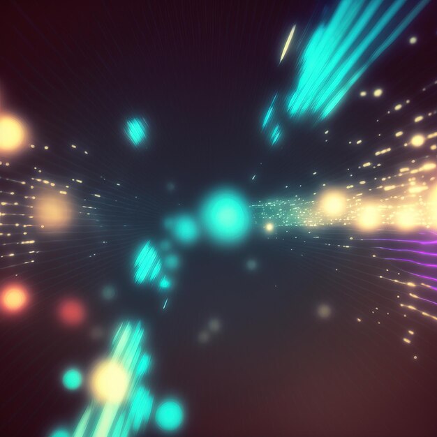 Premium Ai Image Abstract Technology Network Background Generative Ai