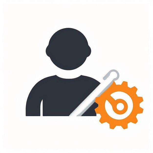 Premium Photo | Account settings symbol or user with setting spanner ... Premium Photo | Account settings symbol or user with setting spanner ...