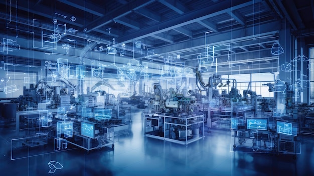 Premium AI Image | Achieving Operational Excellence with Industry 40 ... Premium AI Image | Achieving Operational Excellence with Industry 40 ...