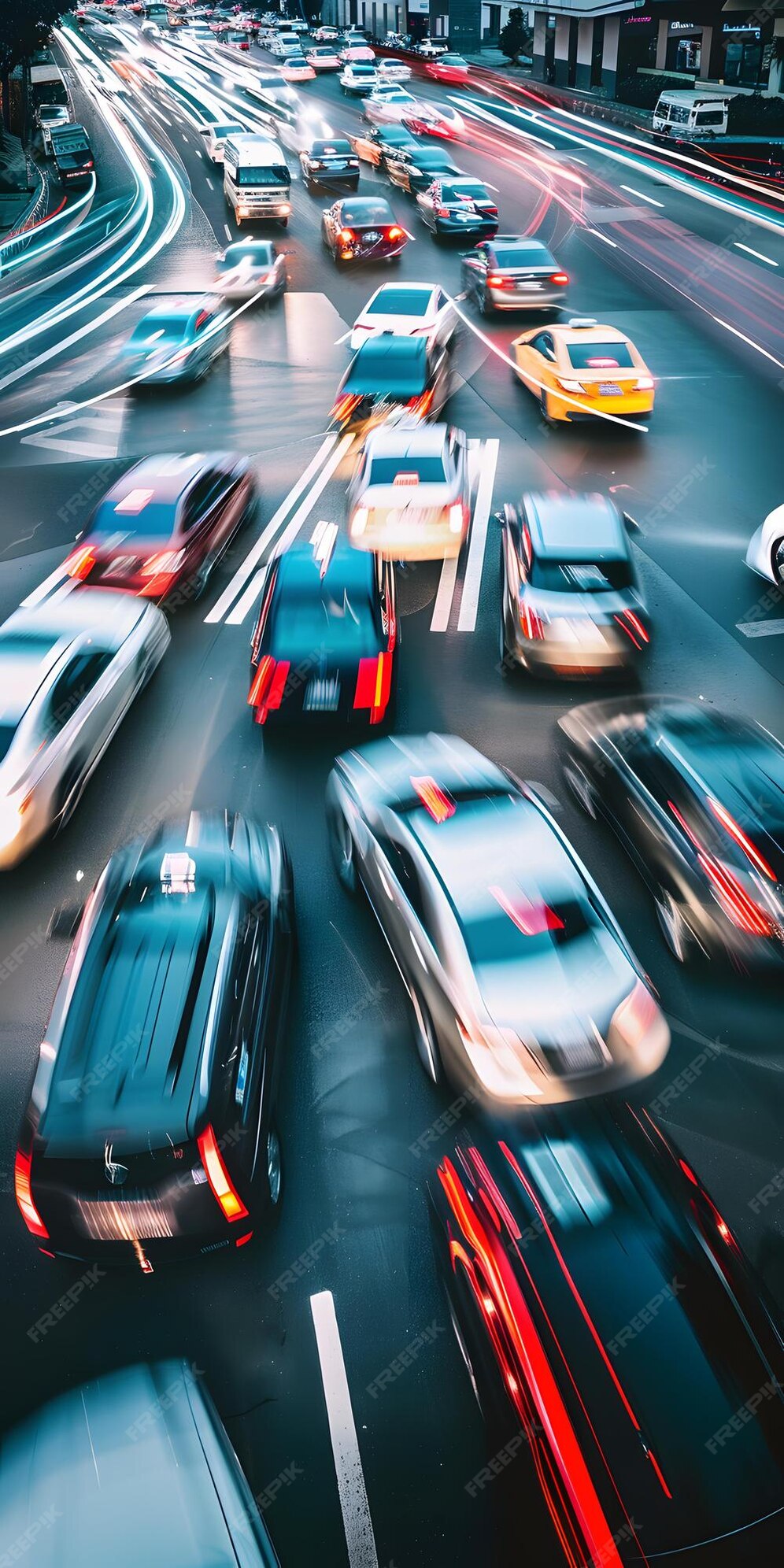 Active City Intersection | Premium AI-generated image Active City Intersection | Premium AI-generated image