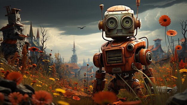 Premium AI Image | Advanced AI robots from the future Premium AI Image | Advanced AI robots from the future