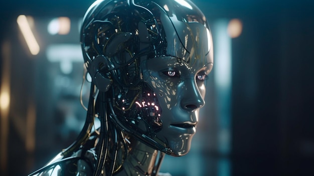 Premium Photo | Advanced artificial intelligence for the future rise in ...