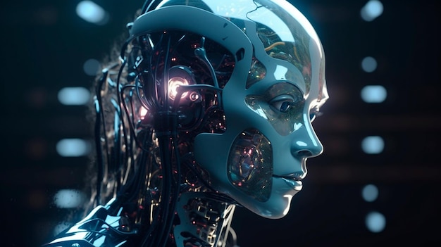 Premium Photo | Advanced artificial intelligence for the future rise in ...