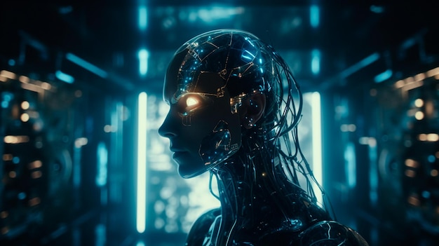 Premium Photo | Advanced artificial intelligence for the future rise in technological ...