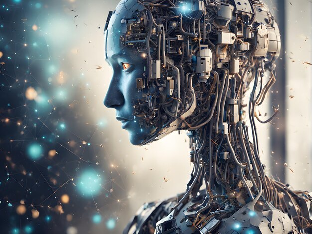 Premium Photo | Advanced artificial intelligence for the future rise in ...