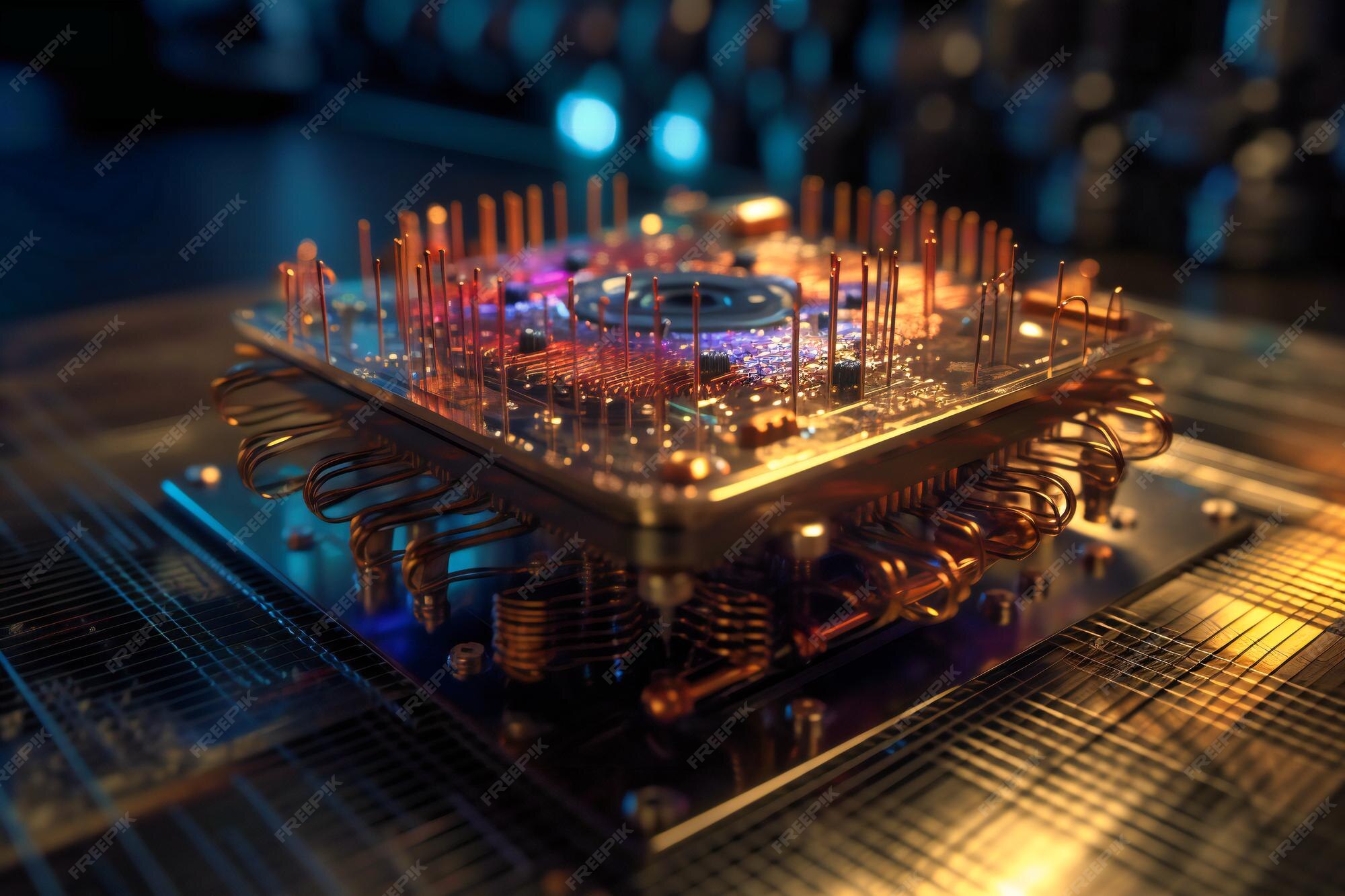 Premium Photo | Advanced quantum computers crack complex algorithms enhancing cybersecurity and ...