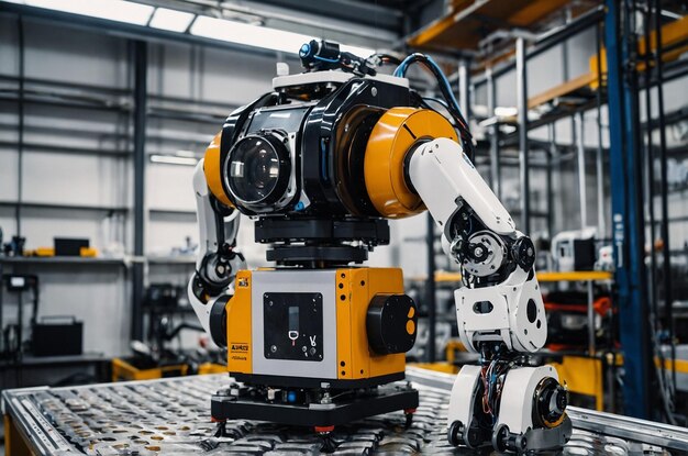 Advanced Robotics in HighTech Factories for Precision Tasks | Premium ... Advanced Robotics in HighTech Factories for Precision Tasks | Premium ...