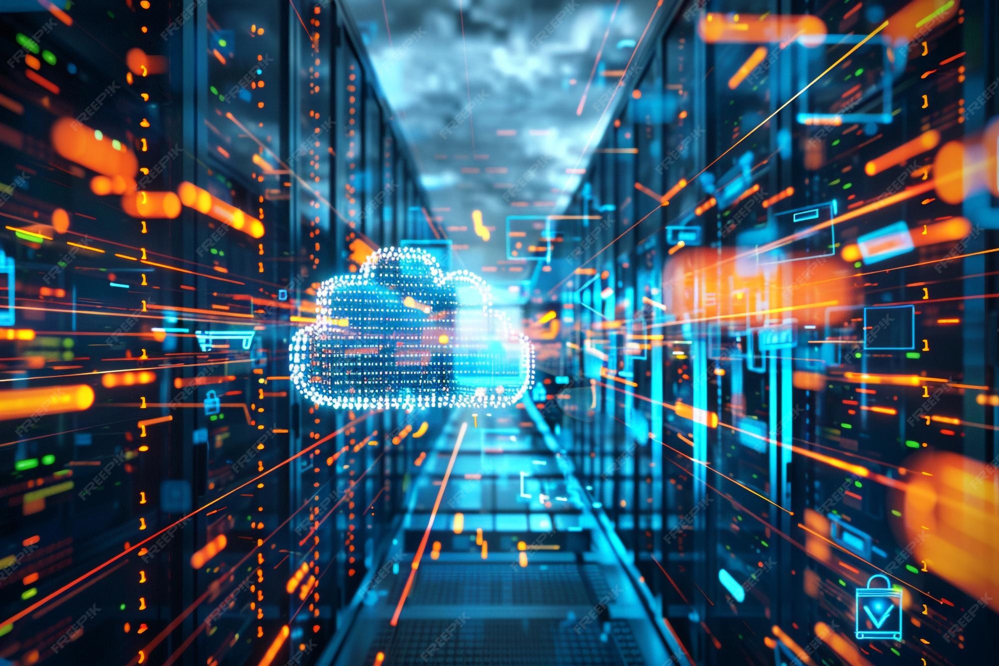 An advanced software development scene with a focus on the automation and efficiency of ...