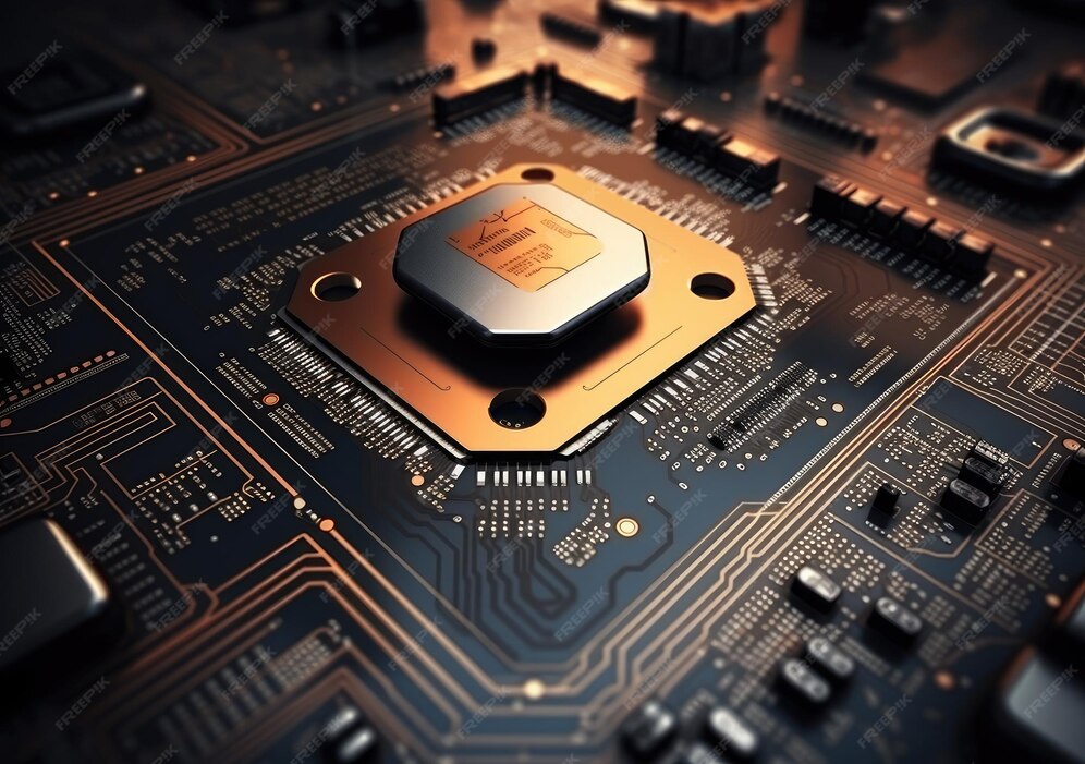 Premium AI Image | Advanced Technology Concept Visualization Circuit Board CPU Processor ...