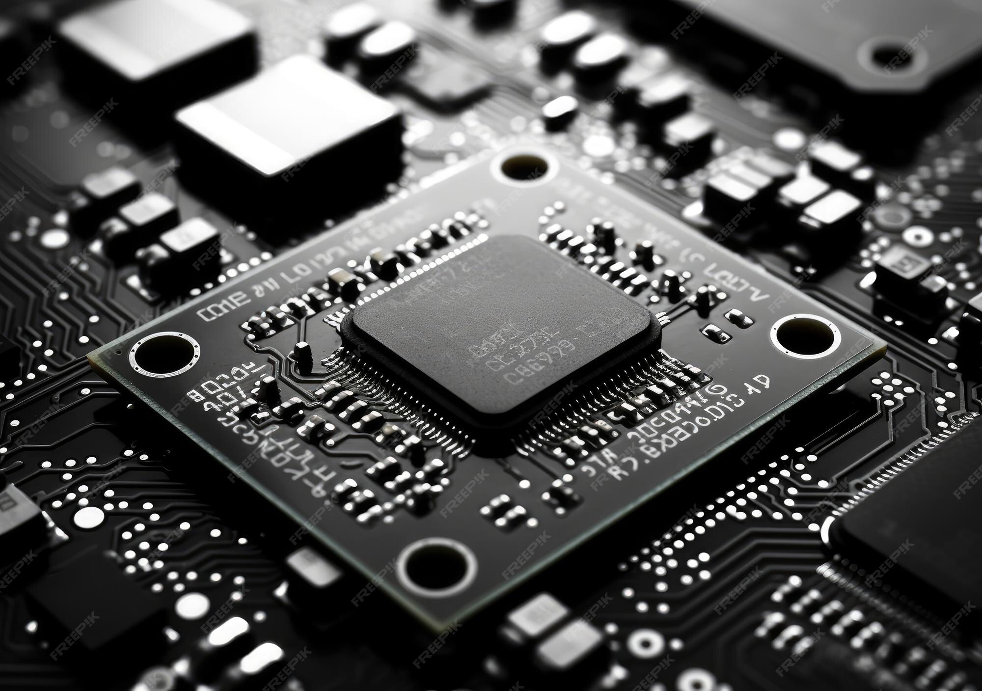 Premium AI Image | Advanced Technology Concept Visualization Circuit ...