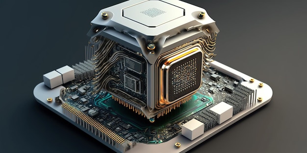 Premium AI Image | The Advancements of Cutting-Edge AI Processors Premium AI Image | The Advancements of Cutting-Edge AI Processors