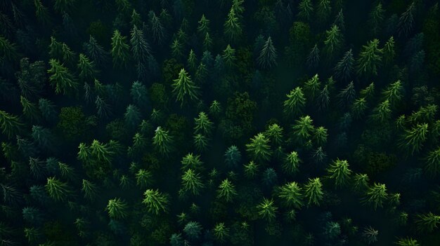Premium AI Image | Aerial view of coniferous forest Top view of ... Premium AI Image | Aerial view of coniferous forest Top view of ...