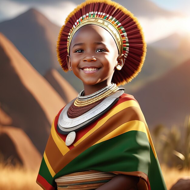 Premium Photo | A African young children Premium Photo | A African young children
