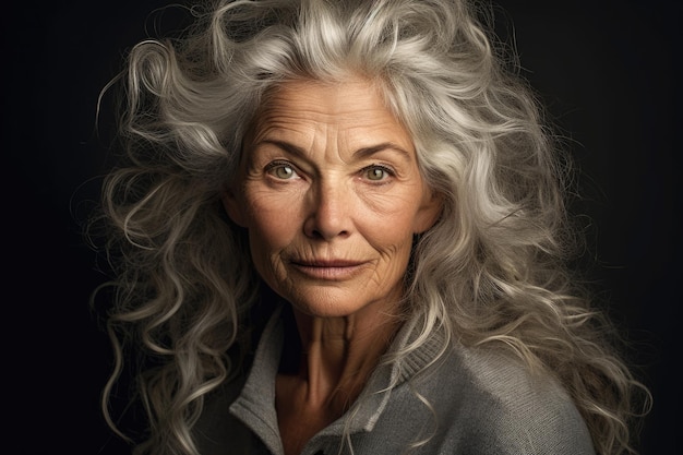 Premium Photo Ageless Beauty Portraits Showcasing The Grace Wisdom