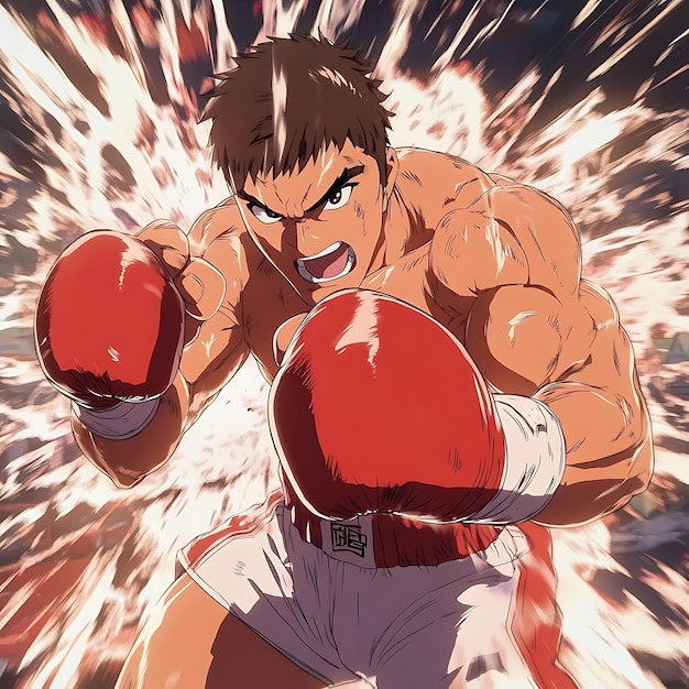 Aggressive Boxer About to Throw a Punch in the Ring | Premium AI ... Aggressive Boxer About to Throw a Punch in the Ring | Premium AI ...