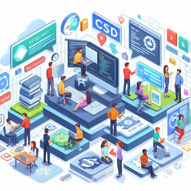 Agile Software Development Process | Premium AI-generated image Agile Software Development Process | Premium AI-generated image