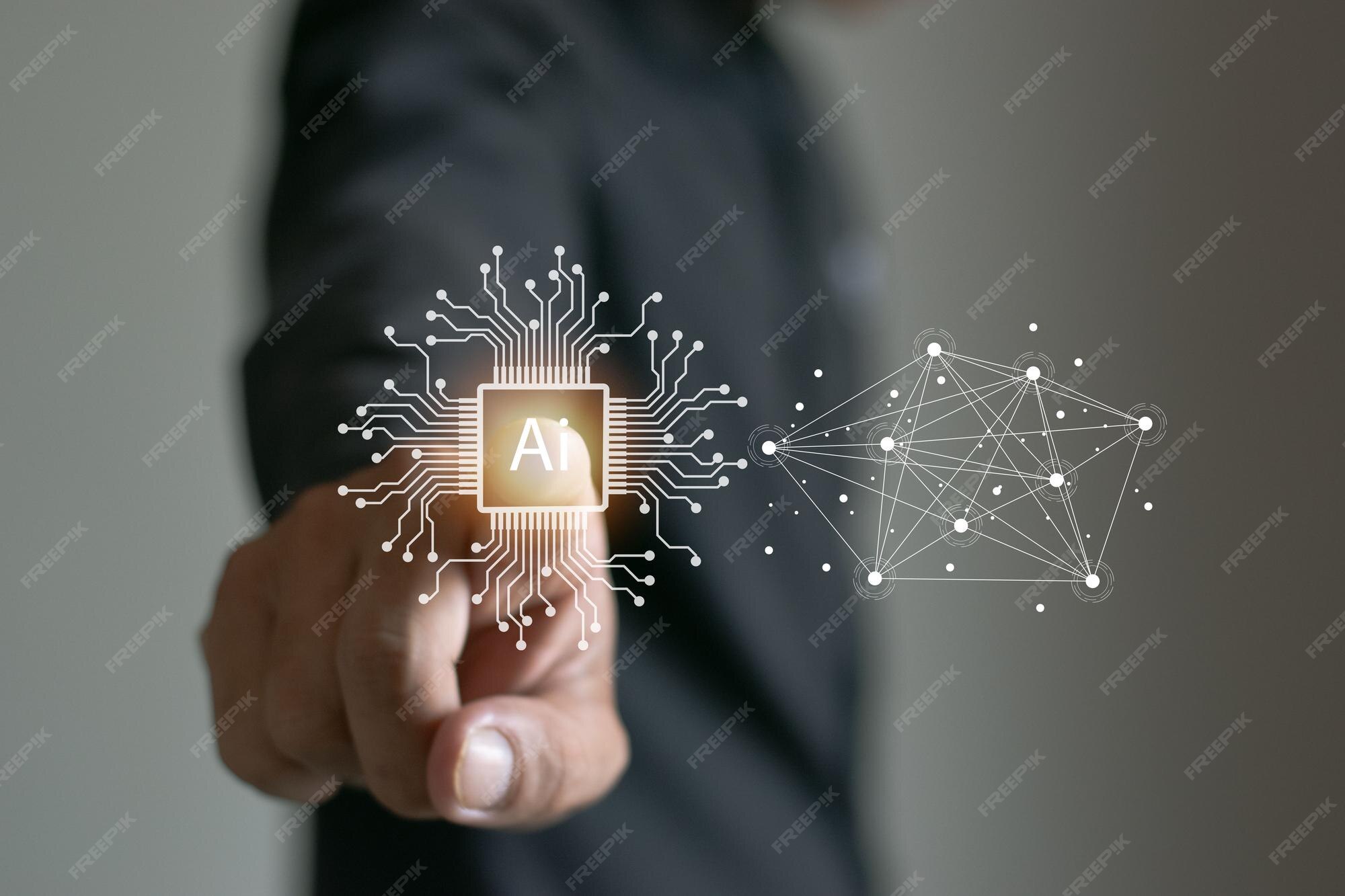 Premium Photo | Ai application of artificial intelligence and brain ...