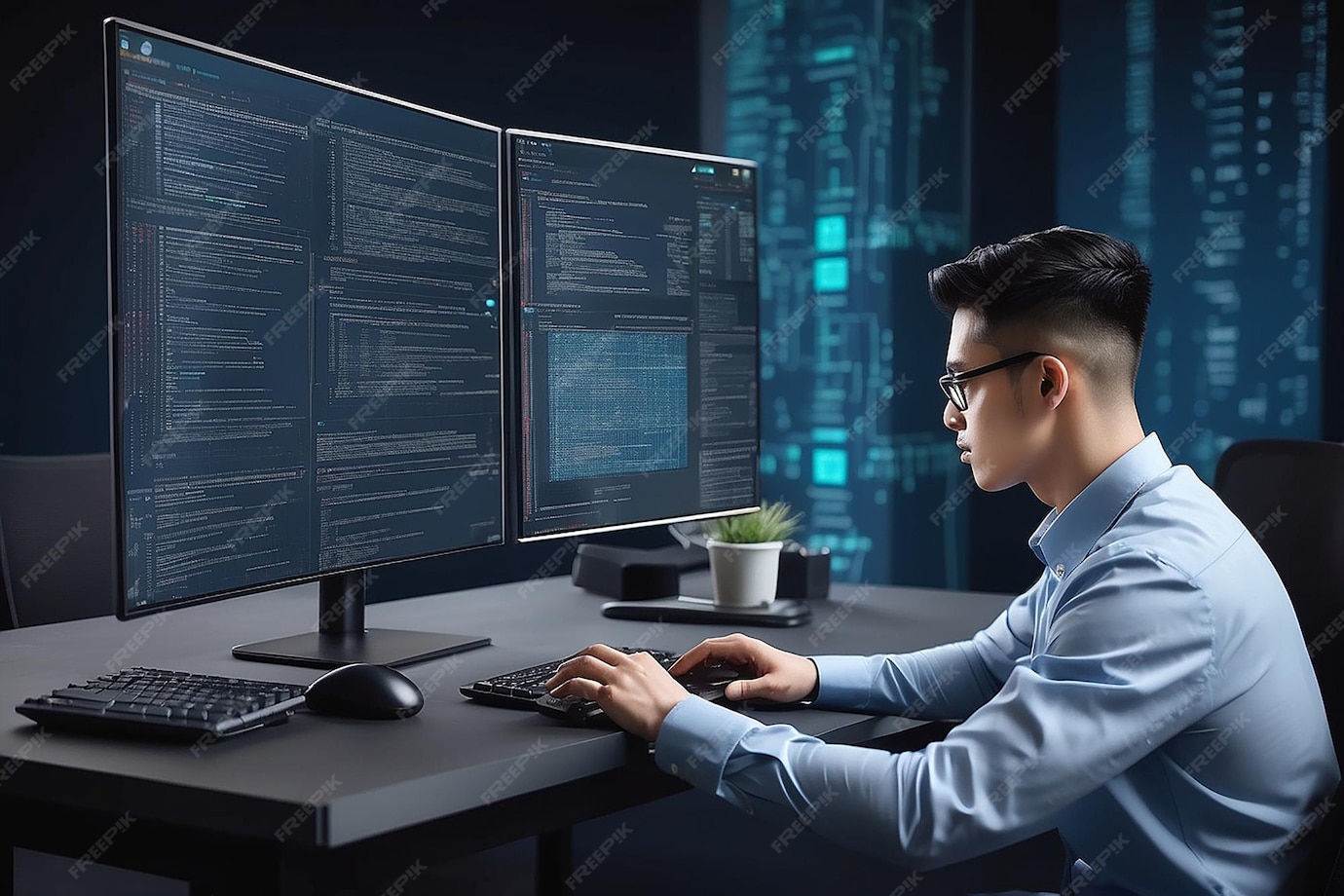 Premium Photo | Ai chat GPT programmer coding compiler encode debug and developer application ...