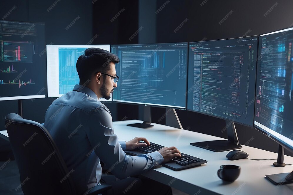 Premium Ai Image Ai Chat Gpt Programmer Coding Compiler Encode Debug And Developer Application