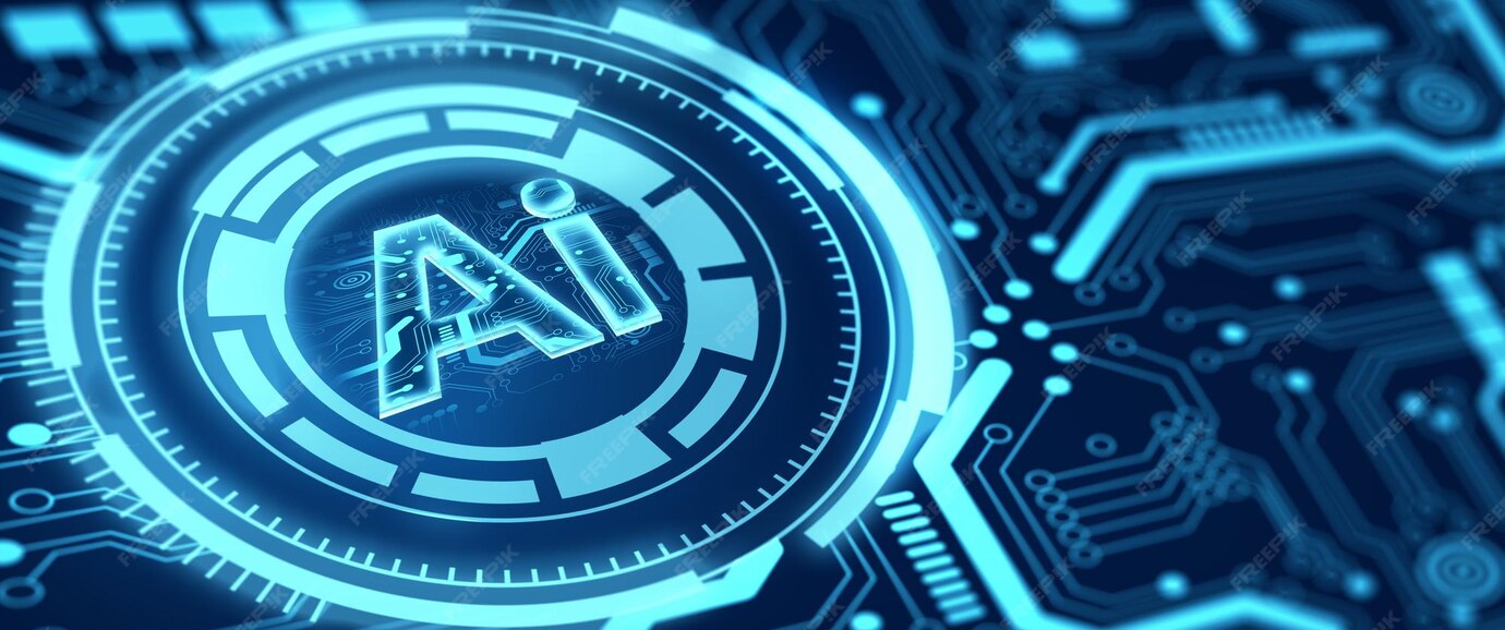 Premium Photo | Ai chipset on computer circuit board. artificial ...