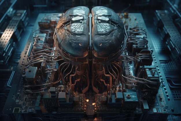 Premium AI Image | AI Communication network Artificial Intelligence ...