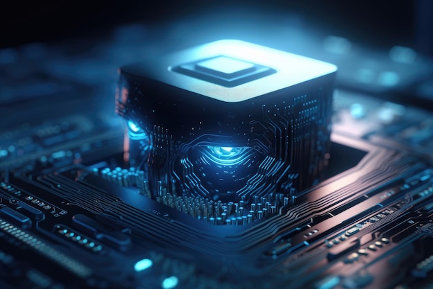 Premium AI Image | AI Communication network Artificial Intelligence ...