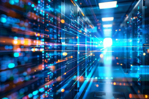 Premium Photo | AI Data Center Digital Backbone Premium Photo | AI Data Center Digital Backbone