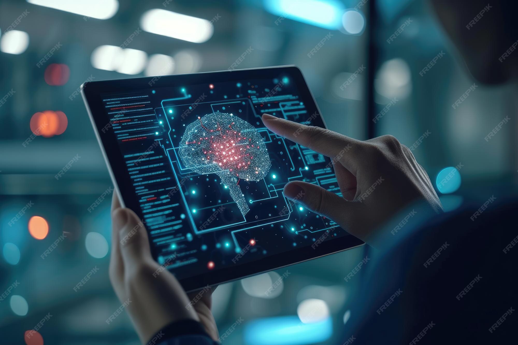 Premium Photo | AI data science digital technology concept Computer programmer using digital ...