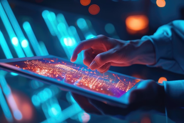 Premium Photo | AI data science digital technology concept Computer programmer using digital ...