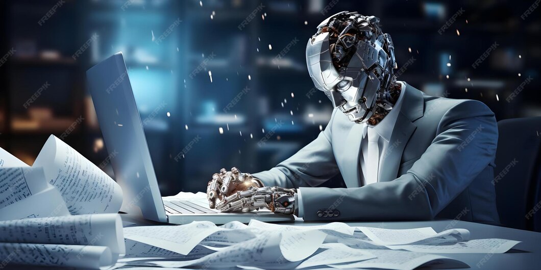 Premium Photo | AI in document analysis Machine learning algorithms ...