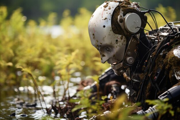 Premium AI Image | AI in Environmental Science Conservation and Research Premium AI Image | AI in Environmental Science Conservation and Research