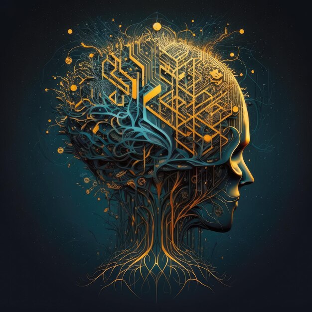Premium Photo Ai Generative Picture Of Technology That Enables Machines To Think Learn And Act