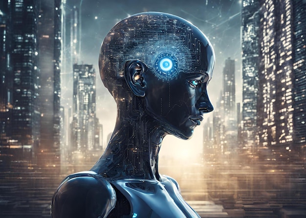 Premium Photo | AI Innovator A Futuristic Vision of Artificial Intelligence Premium Photo | AI Innovator A Futuristic Vision of Artificial Intelligence