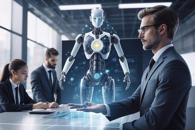 Premium Photo | AI Leadership Transforming Workforces with Deep ... Premium Photo | AI Leadership Transforming Workforces with Deep ...