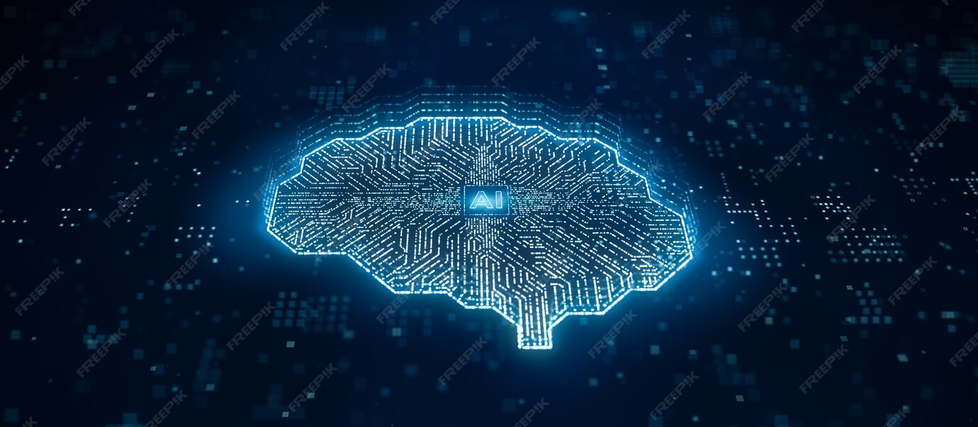 Premium Photo | AI microprocessor transfer digital data through brain circuit computer ...